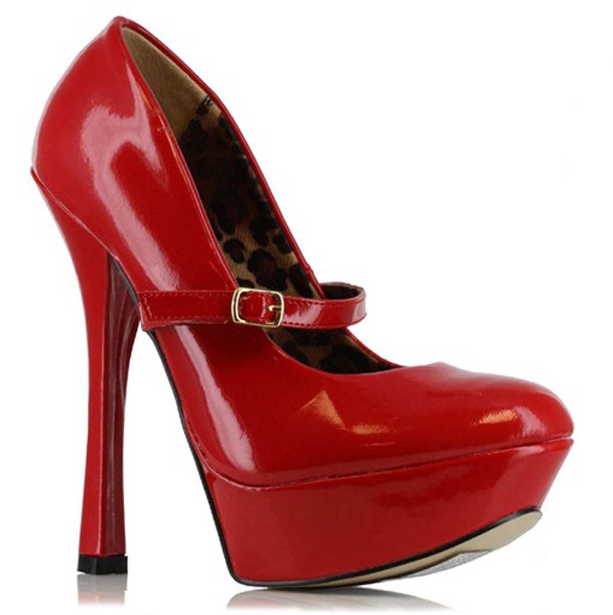 Ellie Shoes Volume 39 633-Payton - Red in Sexy Heels & Platforms - $32.55