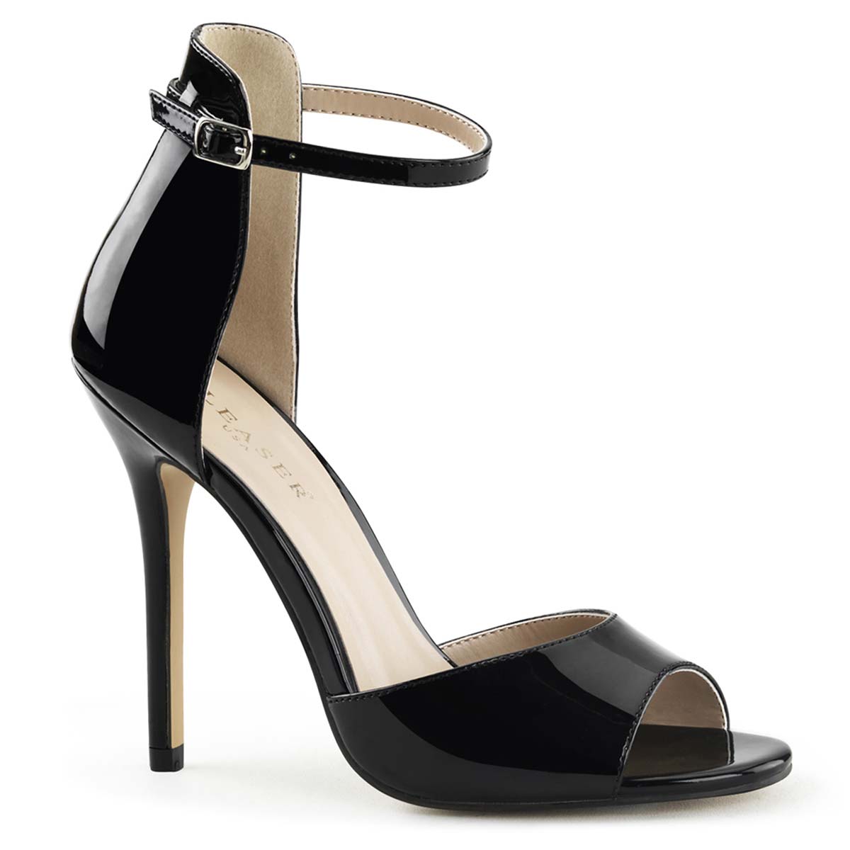 Pleaser Amuse-14 - Black Patent in Sexy Heels & Platforms - $36.95