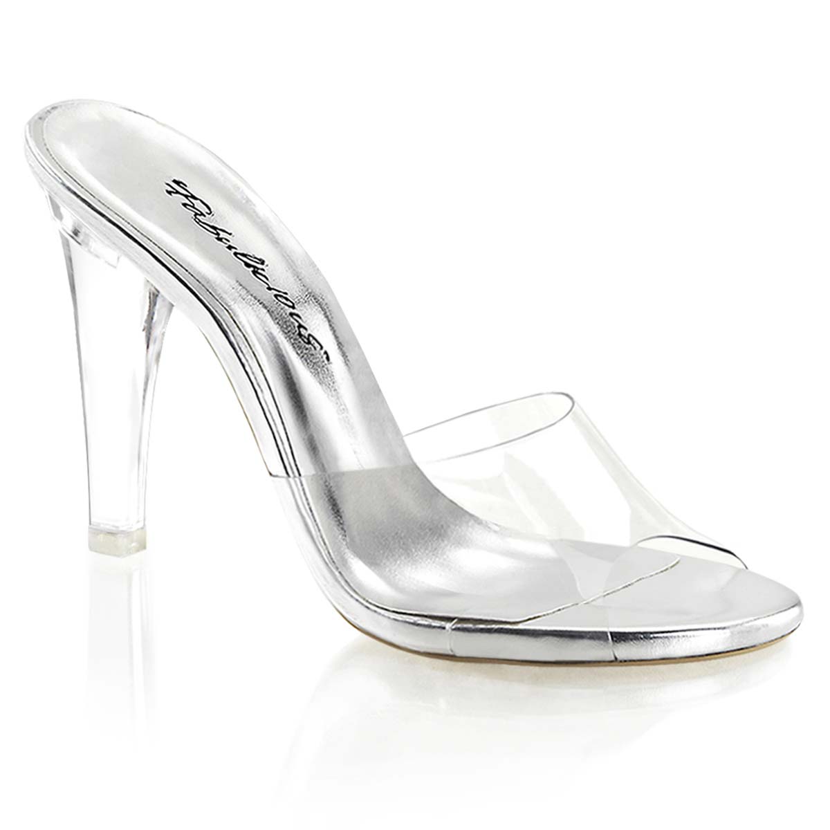 Pleaser Fabulicious CLEARLY-401 - Clear Pvc in Sexy Heels & Platforms ...