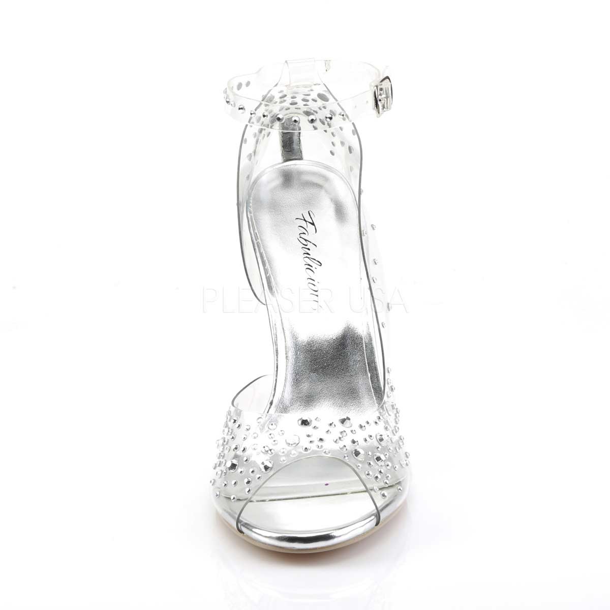 Pleaser Fabulicious CLEARLY-430RS - Clear in Sexy Heels & Platforms ...