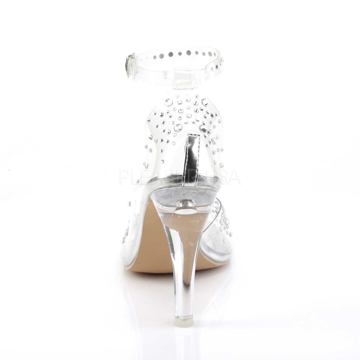 Pleaser Fabulicious CLEARLY-430RS - Clear in Sexy Heels & Platforms ...