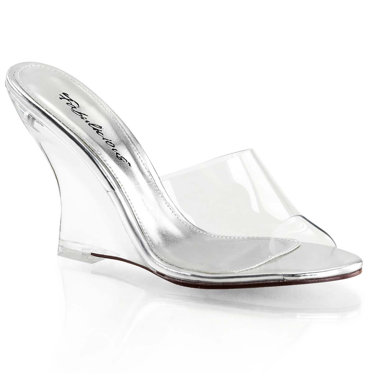 Pleaser Fabulicious LOVELY-401 - Clear Clear in Sexy Heels & Platforms ...