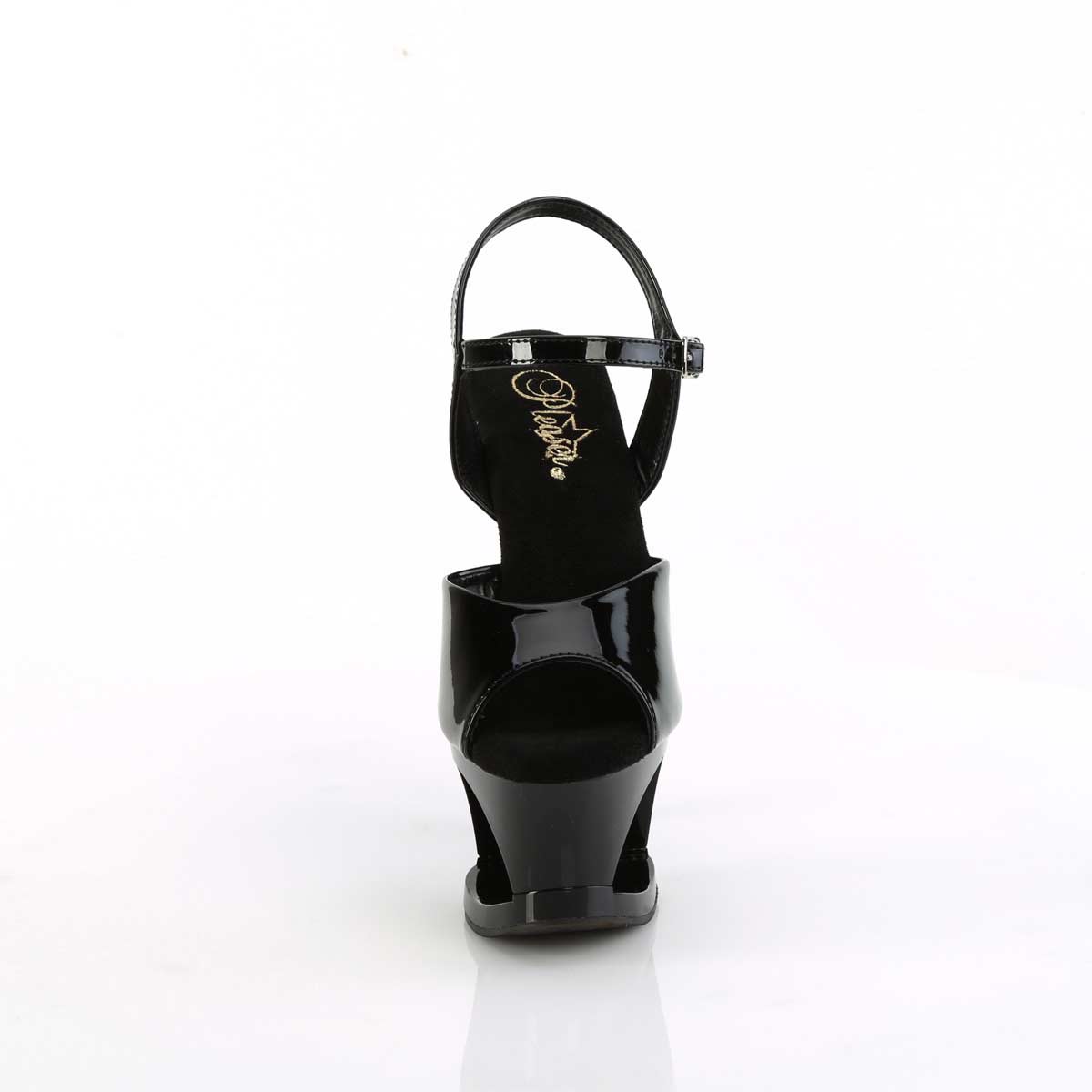 Pleaser Moon-709H - Black Patent Red in Sexy Heels & Platforms - $49.27